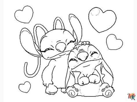 Coloriage Stitch Et Angel Peut Tre T L Charg Gratuitement