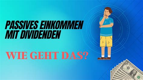 Passives Einkommen Mit Dividenden Dividenden Strategie Masterclass