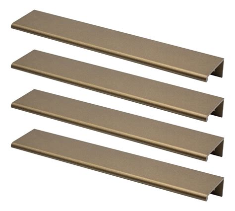 4 Puxadores Slim De Armario Retro Tito Cromado Bronze 128mm Mercado Livre