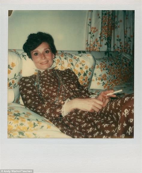 Bianca Jagger Yves Saint Laurent And Audrey Hepburn In Andy Warhol Polaroids Daily Mail Online