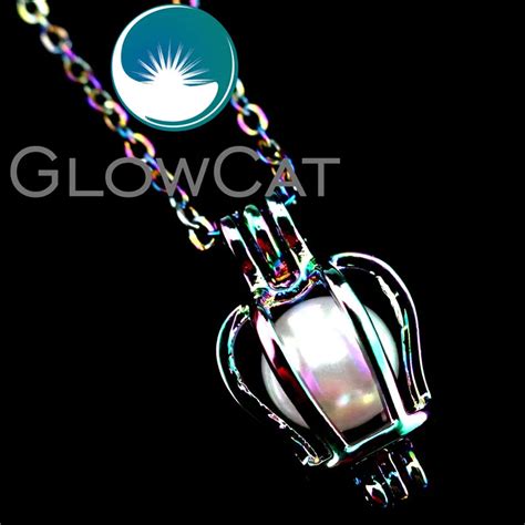 GLOWCAT R C216 Multicolor Crown Perlen K Fig Anh Nger Parf M Diffusor
