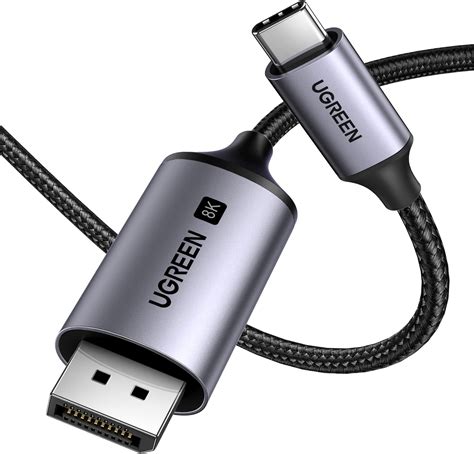 UGREEN Câble USB C vers DisplayPort 1 4 8K 60Hz 4K 240Hz 32 4Gbps