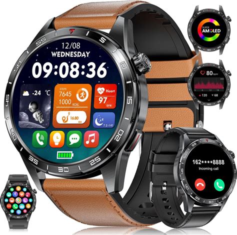 SUNKTA Montre Connectée Homme avec Appel Bluetooth pour Android iOS 400