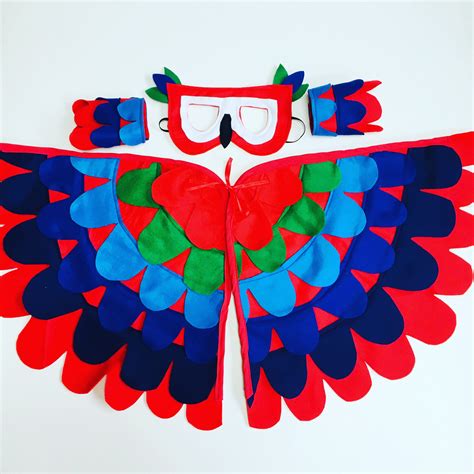 Alas de loro de Halloween para niños disfraz de guacamayo Etsy México