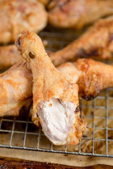 Easy Crispy Baked Chicken Thighs Yellow Bliss Road Recipe Baked Real