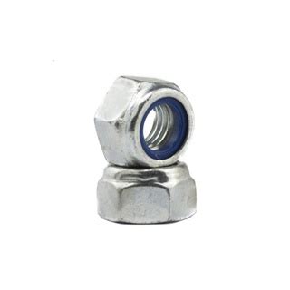 Porca Parlock Auto Travante Zincado Branco Kit C 50 100 Unidades