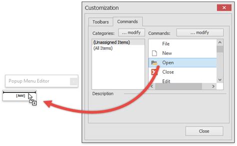 create popup menus winforms controls devexpress documentation