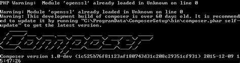 Apache How To Update Composer On Windows Stack Overflow