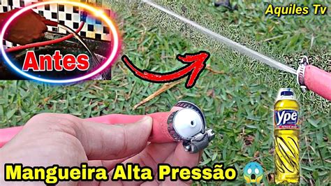 Como Fazer Mangueira de Alto Pressão Caseiro versão 3 YouTube