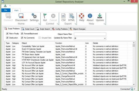 code analysis tools for siebel crm the siebel hub