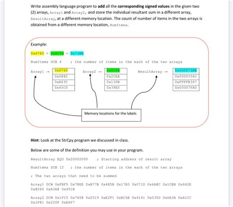 solved write assembly language program to add all the