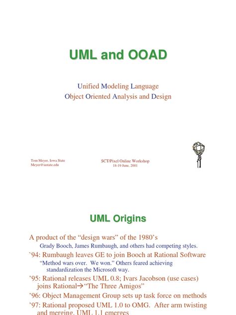 uml and ooad pdf unified modeling language software design