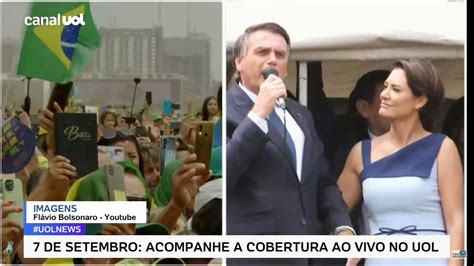 UOL Notícias on Twitter Bolsonaro beija Michelle durante discurso