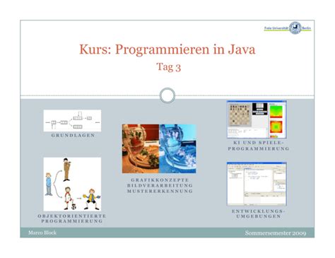 Kurs Programmieren In Java