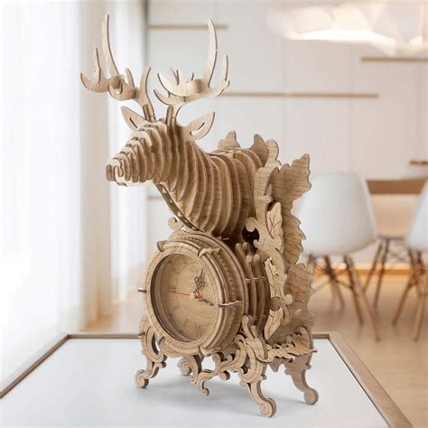 Malentendu Oncle Ou Monsieur Mise En Garde Horloge En Bois A Monter