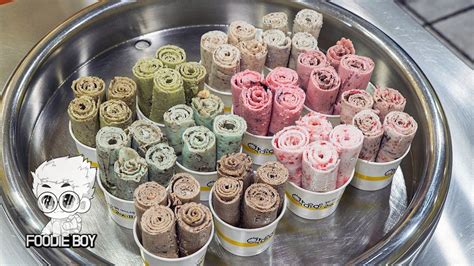 철판 아이스크림 스페셜 Ice Cream Roll Special Korean Street Food 대전 은행동 악마의