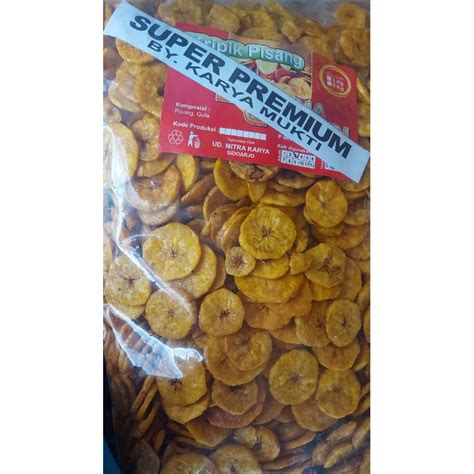 Jual Keripik Pisang Kripik Pisang Coin Bulat Golden Super Premium