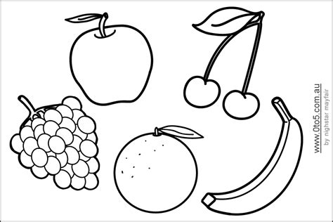 Printable Fruit And Vegetable