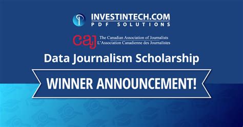 Investintech CAJ Journalism Scholarship Winner For 2020 2021 Is