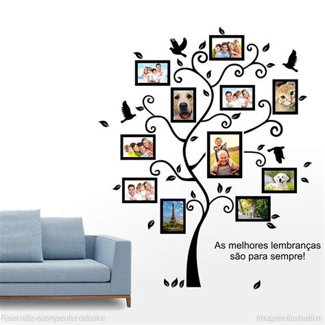 Adesivo Decorativo de Parede Árvore Genealógica 1 10x1 34m em Promoção