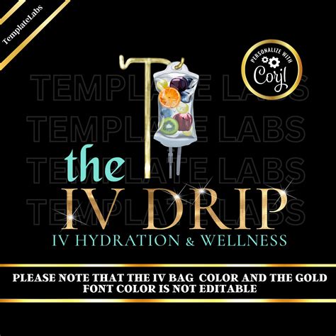 IV Hydration Logo IV Therapy Logo Iv Drip Business Iv Infusion