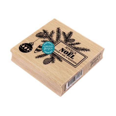 Tampon bois Florilèges Design Capsule Novembre 2019 Joie et