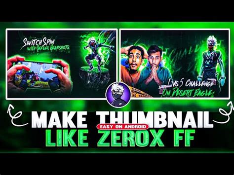 HOW TO MAKE THUMBNAIL LIKE ZeroxFF PACK LINK IN DESCRIPTION