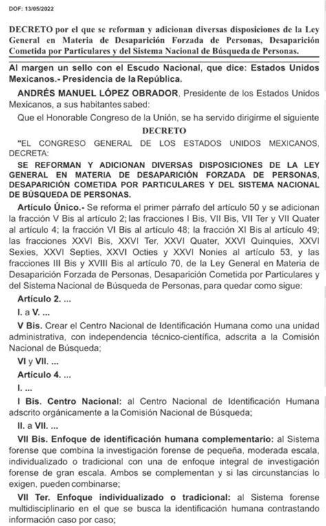 Olga Sánchez Cordero on Twitter Les comparto que se publicó en el