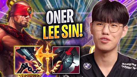 ONER IS A BEAST WITH LEE SIN T1 Oner Plays Lee Sin JUNGLE Vs