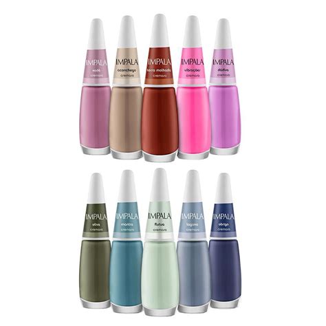 Kit Esmaltes Impala A Cor Da Moda Completa Cores Novas Submarino