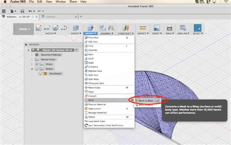 Convertir Un Fichier STL En STEP Avec Fusion 360 Le Blog Euro Makers