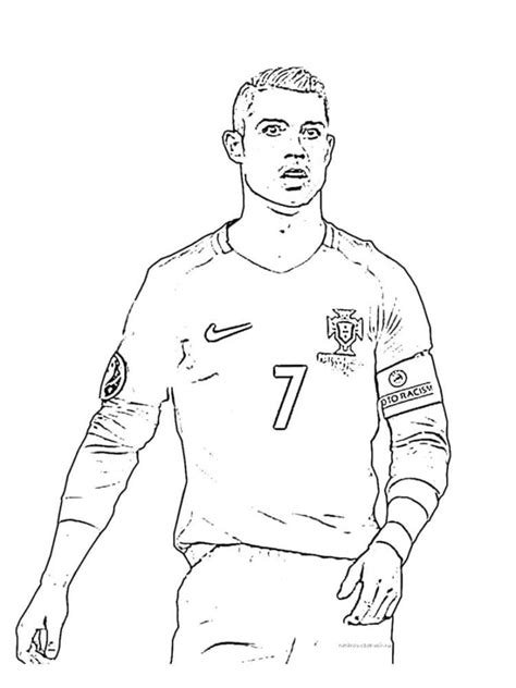 Disegno Di Cristiano Ronaldo Da Colorare Images And Photos Finder