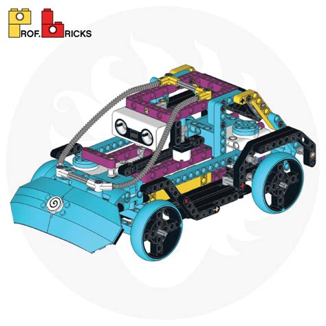 SPIKE Prime Self Driving Car Prof Bricks