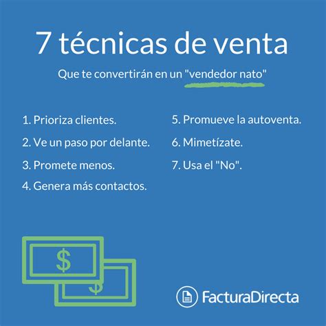 FacturaDirecta Cómo convertirte en un vendedor nato