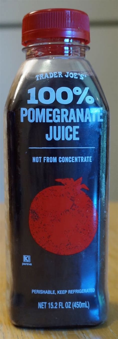 exploring trader joe s trader joe s 100 pomegranate juice