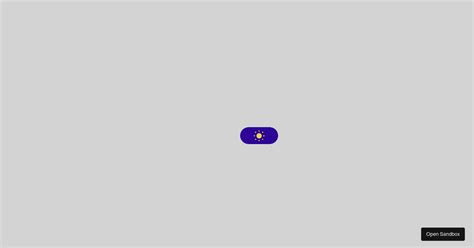 React Theme Toggle Button Examples CodeSandbox