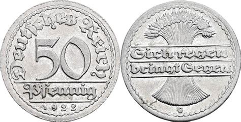 Deutsches Reich Pfennig G Ss Ma Shops