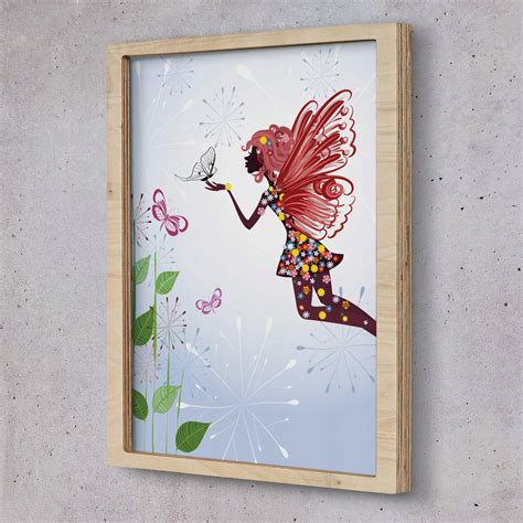 Obraz w ramie na ścianę Elf wróżka kwiaty 20x30 odr 20x30 26854155