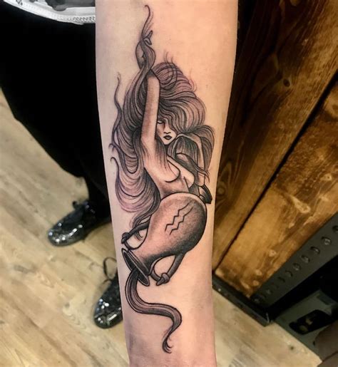 Top 71 Aquarius Mermaid Tattoo In Cdgdbentre