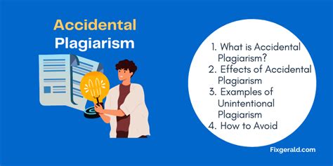 Accidental Plagiarism What You Need To Know To Avoid Fixgerald