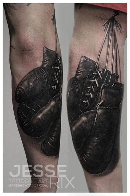 Boxing Gloves Tattoo By Jesse Rix Tattoonow