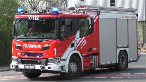 Löschgruppe 1 Bullhorngrüße ELW HLF DLK Feuerwehr Duisburg