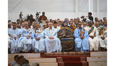 Le Président de la République supervise à Oualata le lancement des