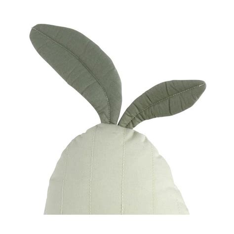 Coussin décoratif poire botanica vert tilleul Sauthon Baby Deco La