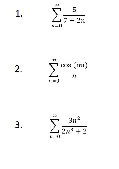 integral test for convergence conditions and examples lesson