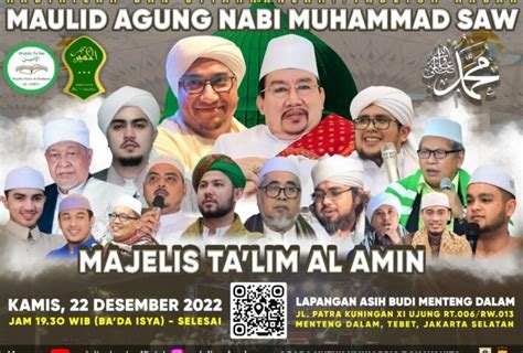 Maulid Nabi Muhammad SAW Di Cipinang Besar Majelis Info Info Jadwal