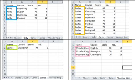 Excel Split Worksheet Into Multiple Sheets