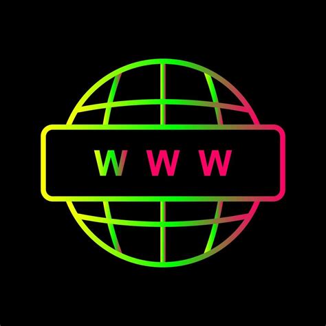 World Wide Web Vector Icon 20216293 Vector Art At Vecteezy
