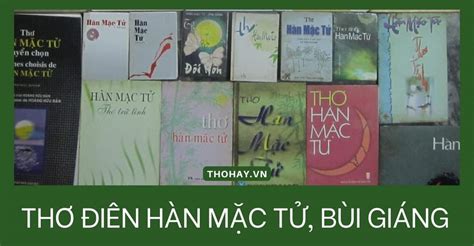 Thơ Điên Hàn Mặc Tử Bùi Giáng Những Tập Thơ Hay Nhất