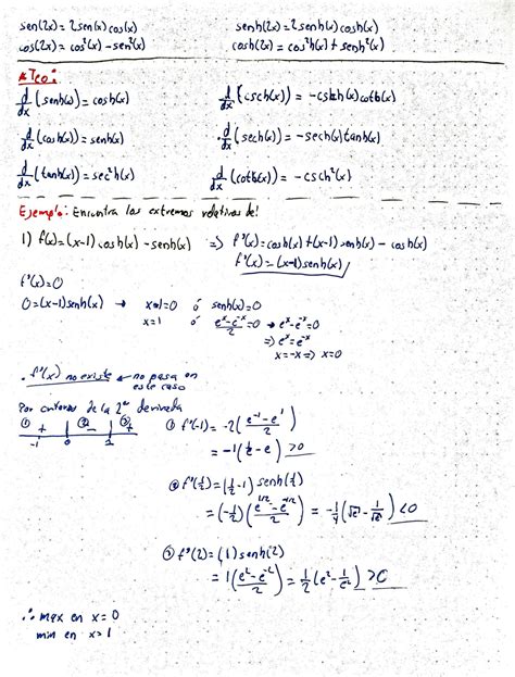 SOLUTION Clase 13 Funciones Hiperbolicas Studypool